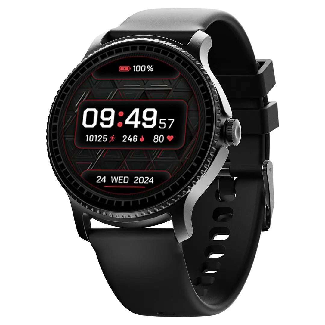 boAt Lunar Orbit | Premium Smartwatch with 1.39" Display, QR Code Hub ...