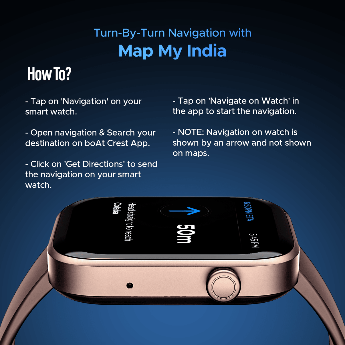 boAt Wave Astra 3 | Smartwatch with built-in Map Navigation 1.83" HD ...