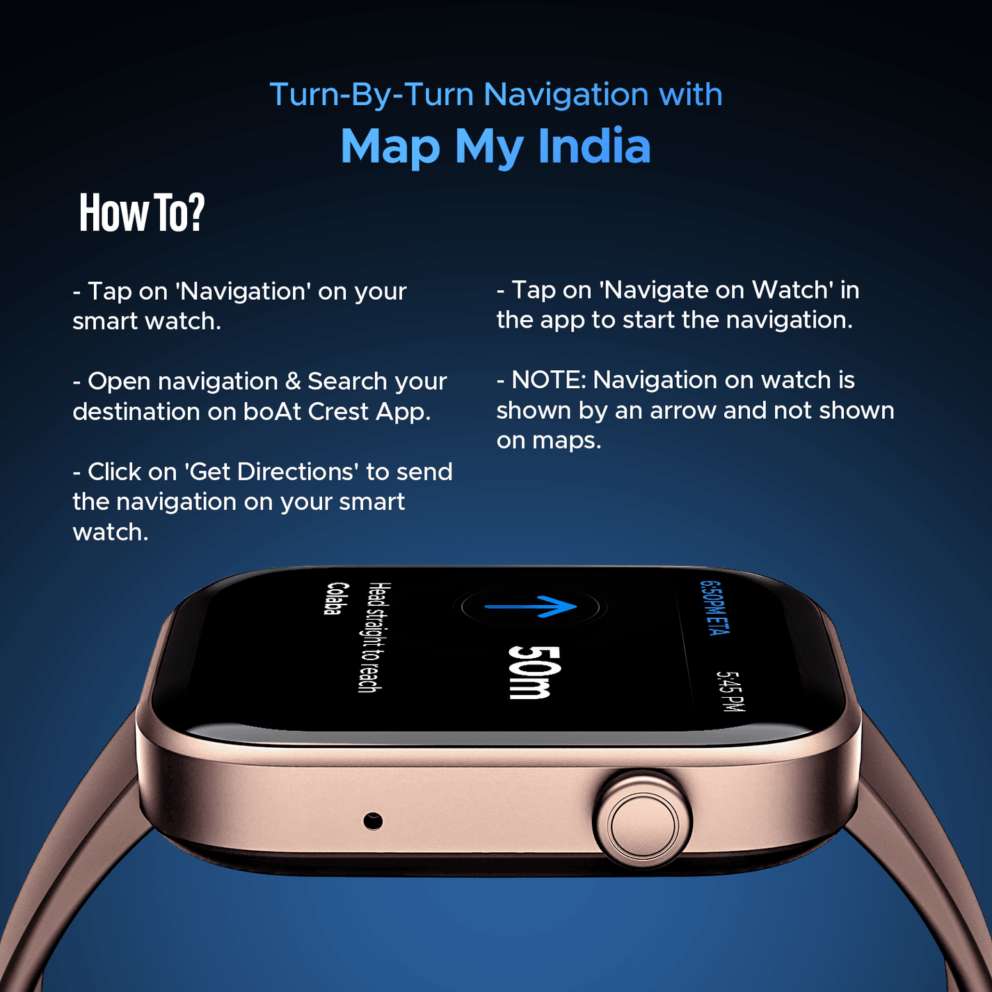 boAt Wave Astra 3 | Smartwatch with built-in Map Navigation 1.83" HD ...