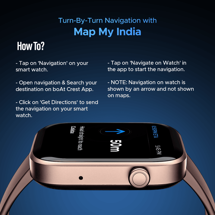 boAt Wave Astra 3 | Smartwatch with built-in Map Navigation 1.83" HD ...